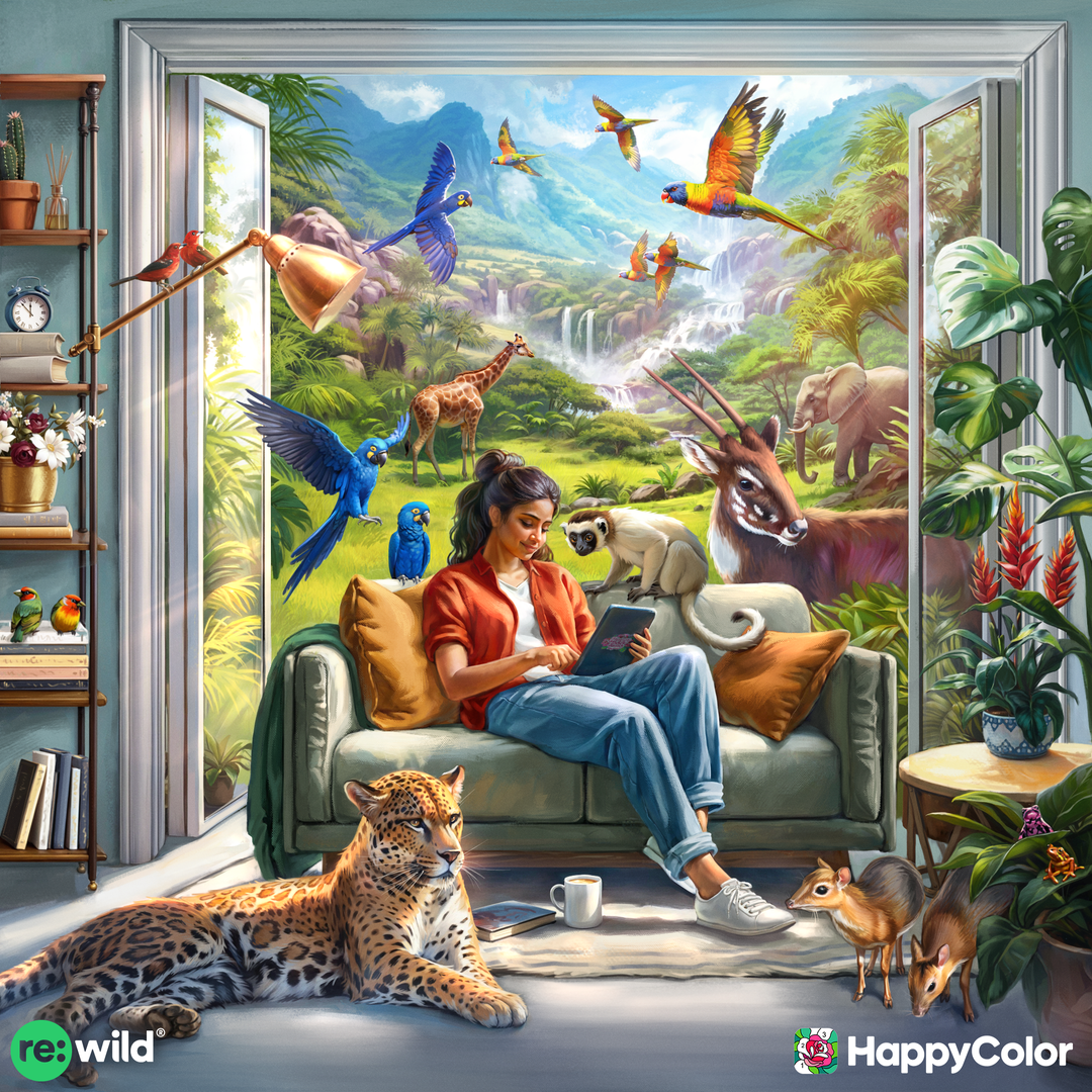 Happy Color x Re:wild: Color to Protect Wildlife and Wild Places